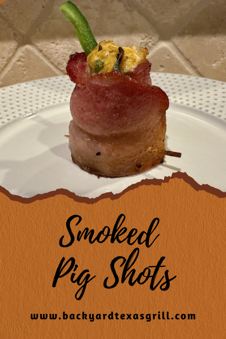 Smoked Pig Shots | Bacon Wrapped Sausage Bites | Backyard Texas Grill