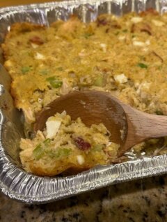Traditional Southern Cornbread Dressing - backyardtexasgrill.com
