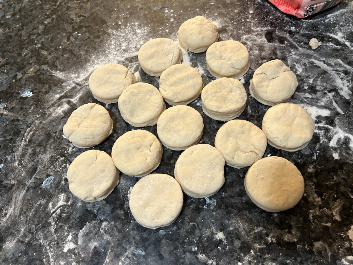 Cast Iron 2-Ingredient Biscuits - backyardtexasgrill.com