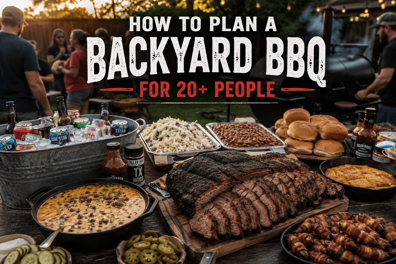 How to Plan a Backyard BBQ for 20+ People (Complete Timeline)